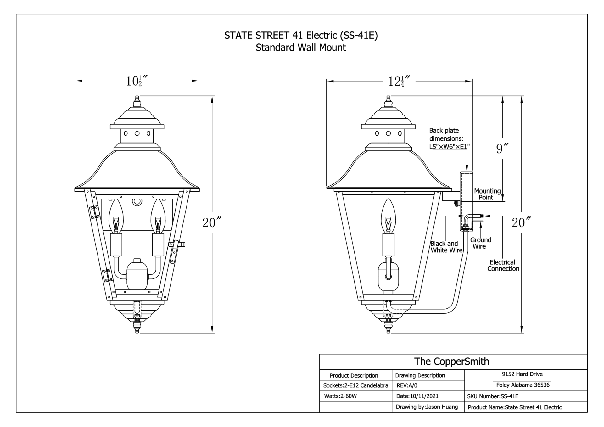 SS Line Drawings - The Coppersmith